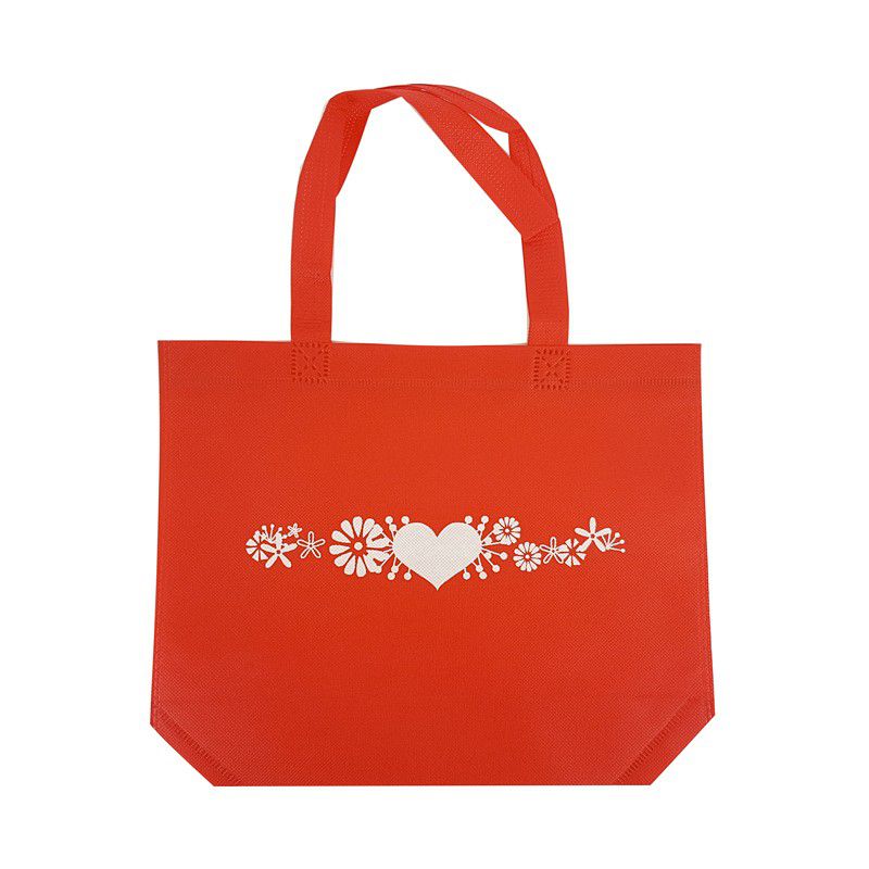 Sac cadeau rouge 30 cm - Oldeal